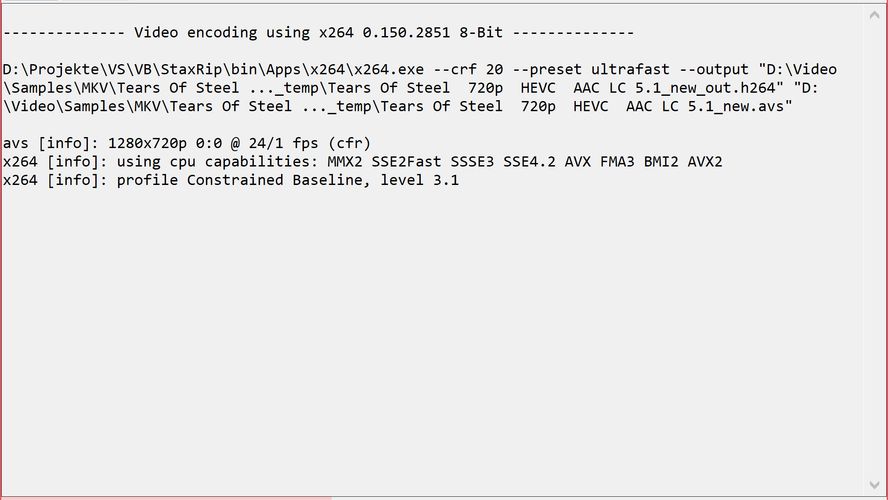 StaxRip: Video encoding app for Windows with a unrivaled feature set and usability | AlternativeTo