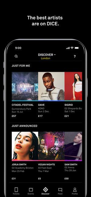DICE: Live Shows Alternatives: Top 12 Event Ticketing & Similar Apps ...