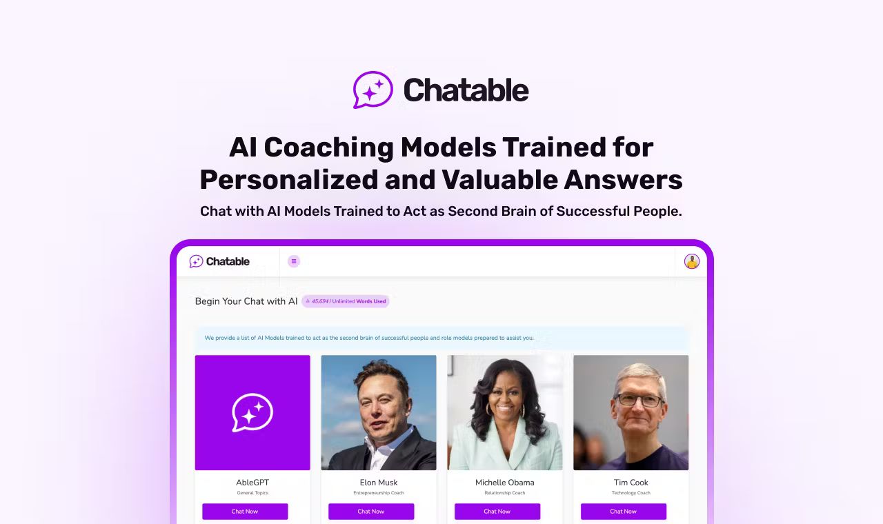 Chatable Alternatives and Similar Sites & Apps | AlternativeTo