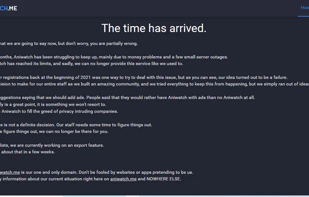 Aniwatch.me: New anime watching site with sleek designs. subs and dubs ...