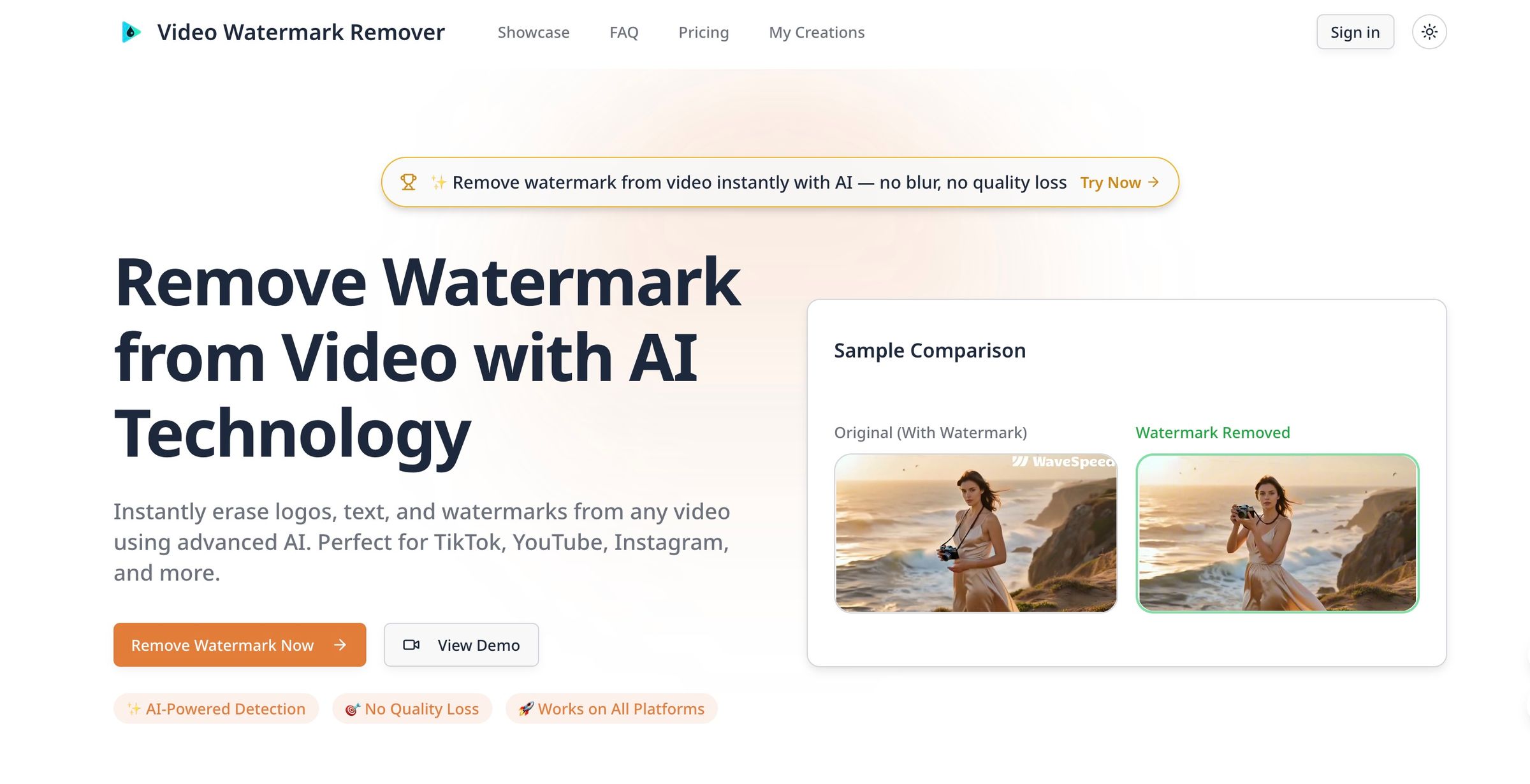 AI Video Watermark Remover Alternatives - Explore Similar Sites & Apps ...