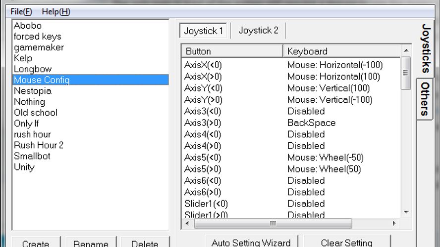 Joy2Key: Translate joystick movements into keyboard events | AlternativeTo