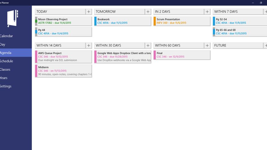 Power Planner: Record homework and class schedule | AlternativeTo