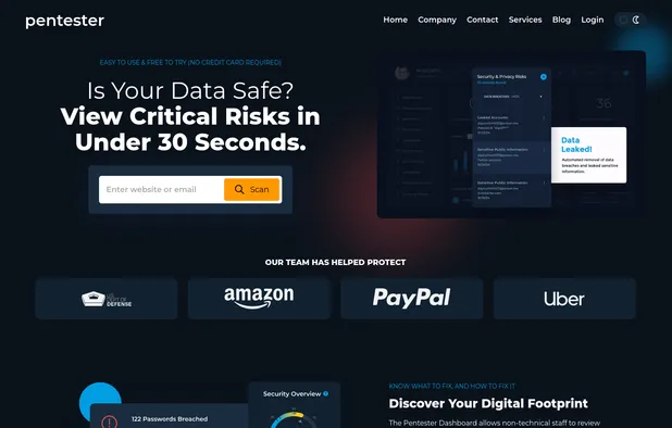 Pentester: Com's Web Vulnerability Scanner & Breach Detection System ...