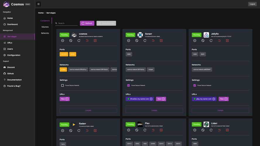 Cosmos Server: Secure and Easy Self-hosted platform. | AlternativeTo