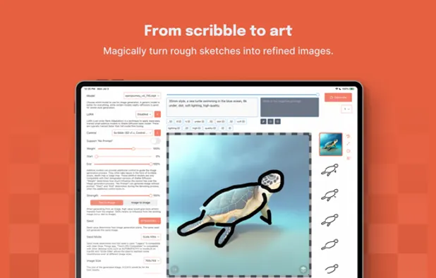 Draw Things: AI Generation: Craft a prompt to generate the image of ...