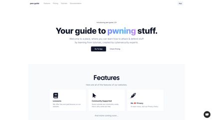 pwn.guide: Welcome to a place, where you can learn how to attack & defend stuff by | AlternativeTo