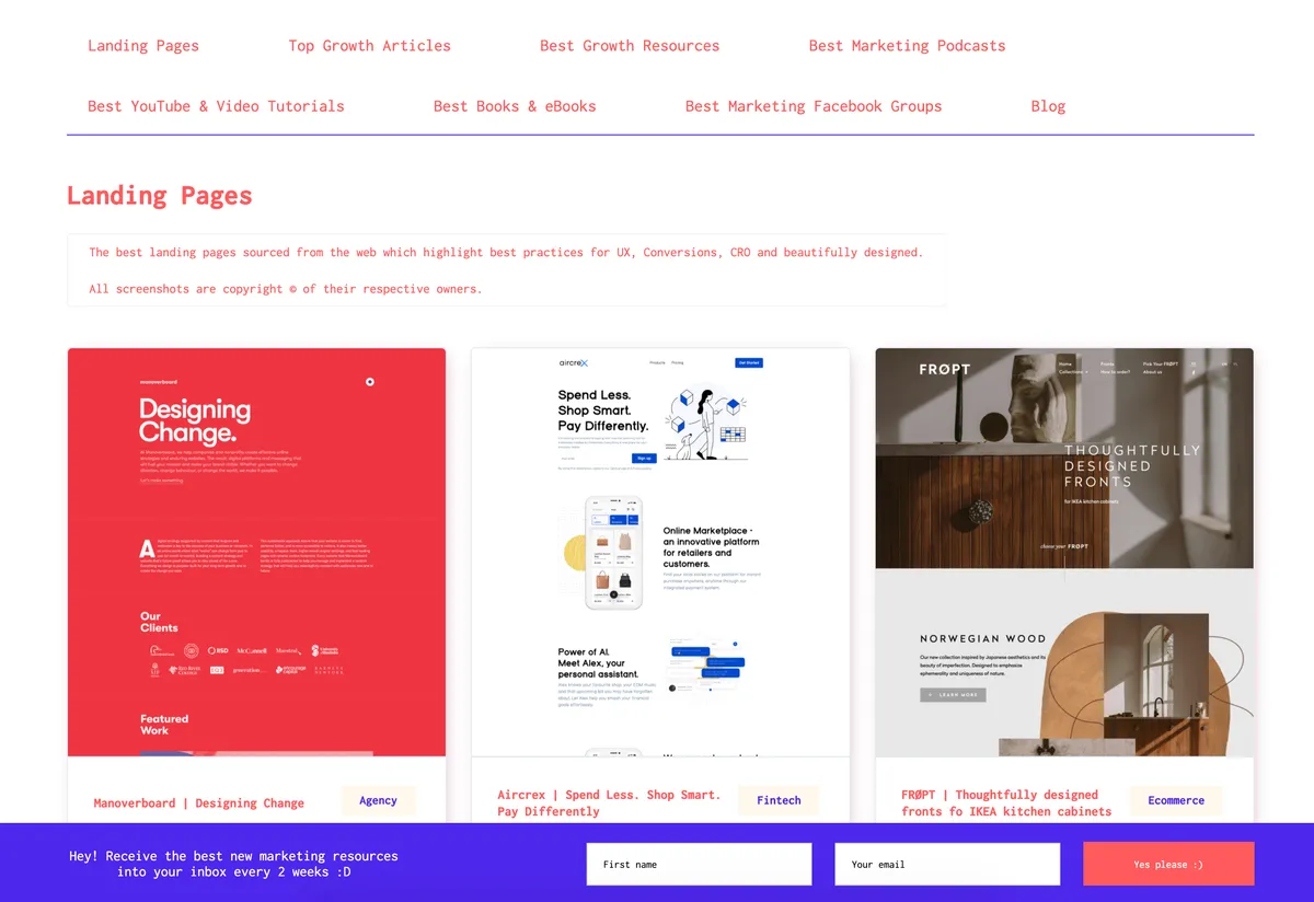 Marketing Inspo Alternatives and Similar Sites / Apps | AlternativeTo
