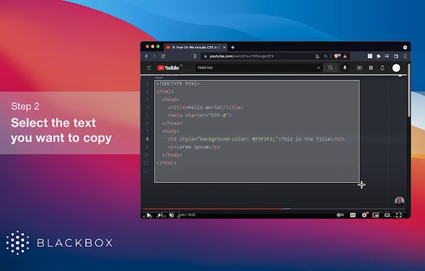 Blackbox - Select. Copy. Paste & Search: Copy the code from any coding ... Blackbox - Select. Copy. Paste & Search: Copy the code from any coding ...