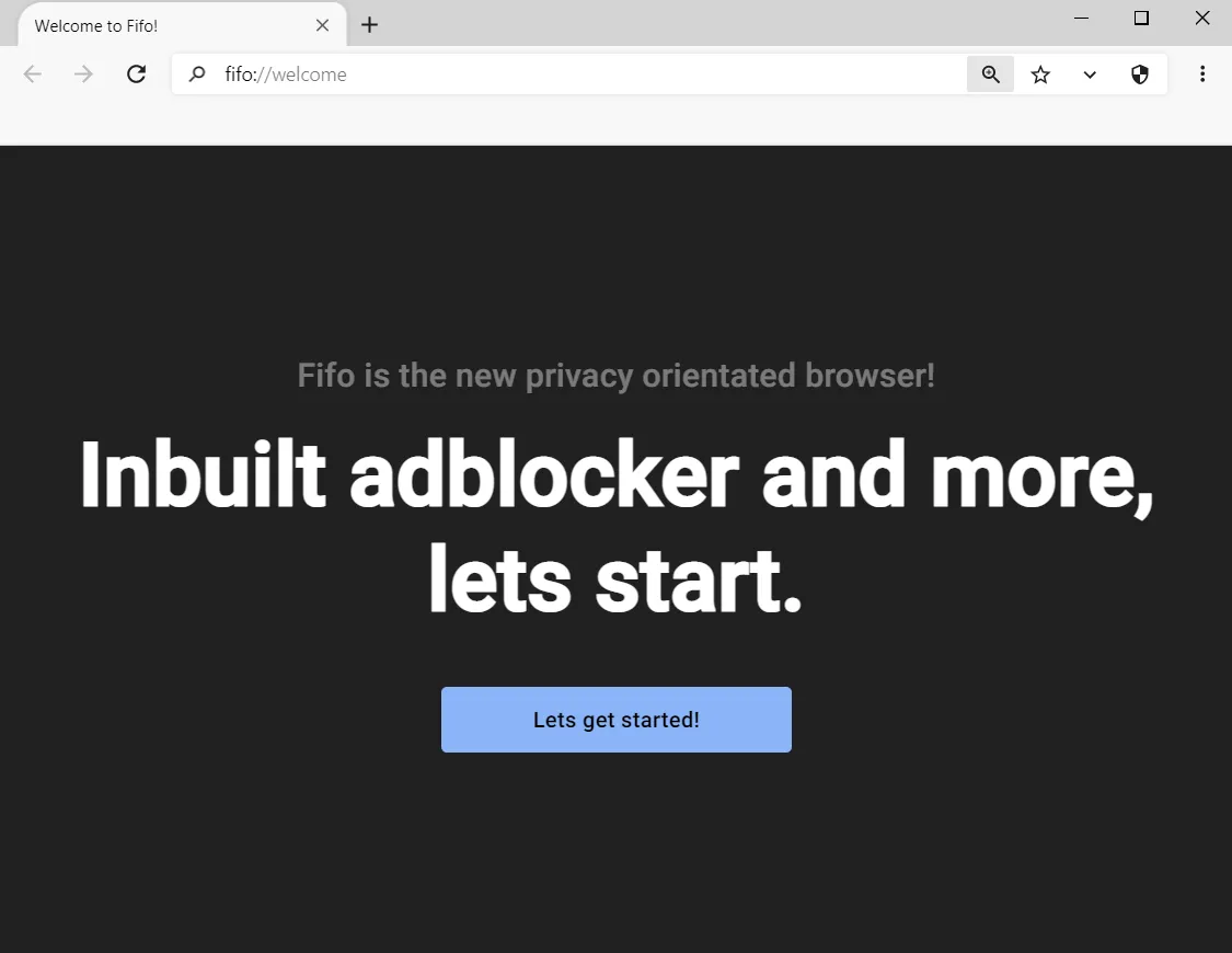 Fifo Browser: Fifo browser is a privacy orientated browser based on ...
