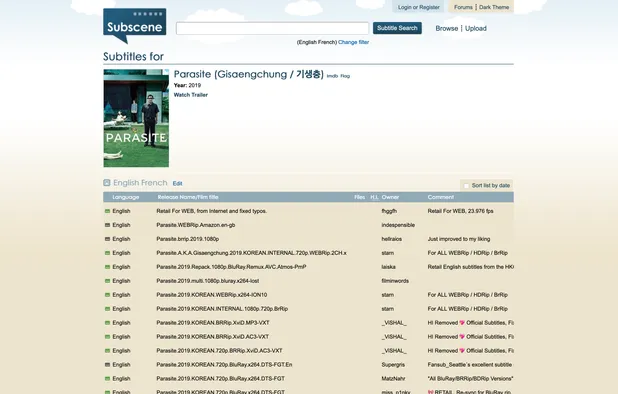 Subscene: Search and download subtitles quickly | AlternativeTo