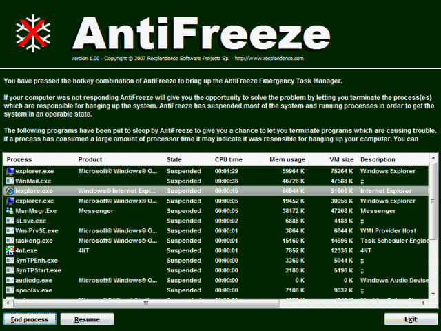 AntiFreeze Alternatives - Explore Similar Software | AlternativeTo