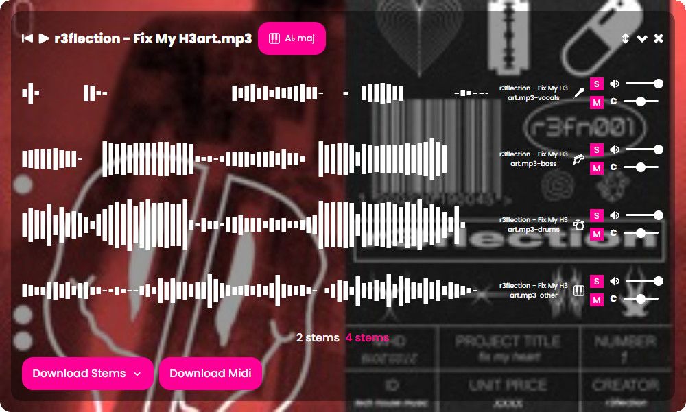 Fadr: The world's best stems. Make remixes with no experience. All for free | AlternativeTo