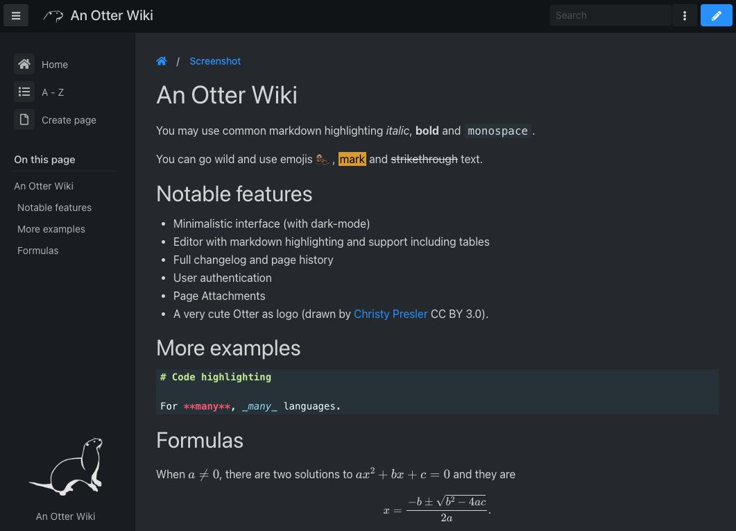 Otter Wiki Alternatives and Similar Apps & Services | AlternativeTo