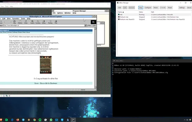 86Box: Hypervisor and IBM PC system emulator that specializes in running old operating ...