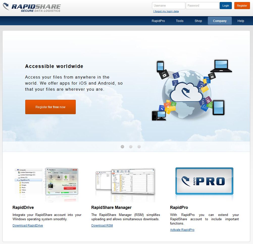 RapidShare Alternatives: 25+ Cloud Storage Services and similar apps ...