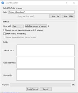 qBittorrent: Download and create torrents, search for files, create ...