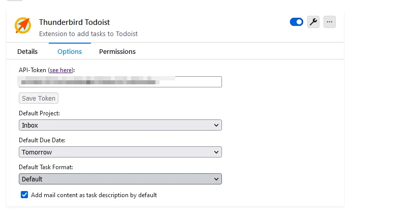 Thunderbird Todoist: This plugin adds a button to Thunderbird to add a | AlternativeTo