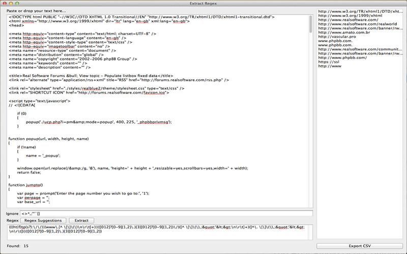 Extract Regex Alternatives and Similar Software | AlternativeTo