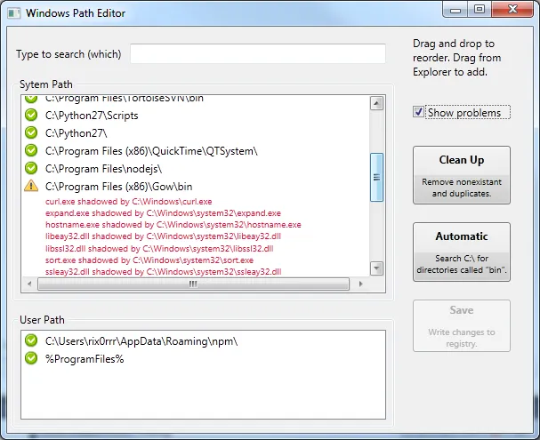 Windows Path Editor Alternatives and Similar Software | AlternativeTo
