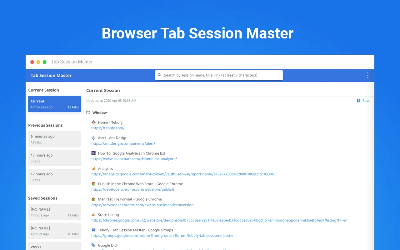 Tab Session Master Alternatives: 25+ Tab Managers & Similar Apps ...