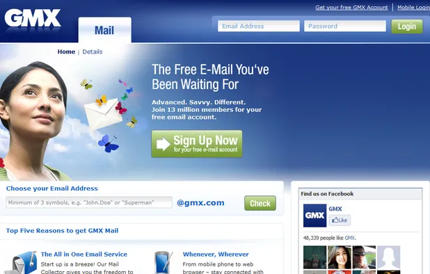 GMX: Mail is a German-based free webmail service | AlternativeTo