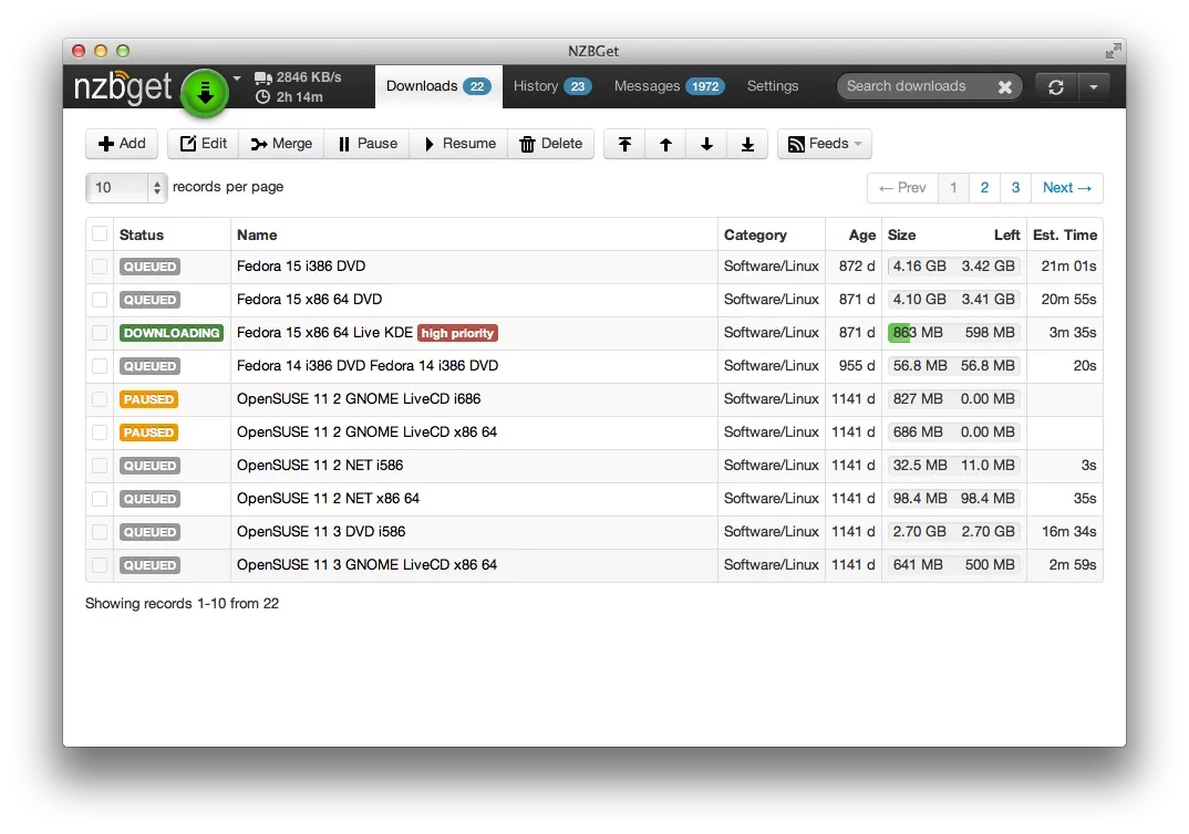 NZBGet: The most efficient usenet downloader. | AlternativeTo