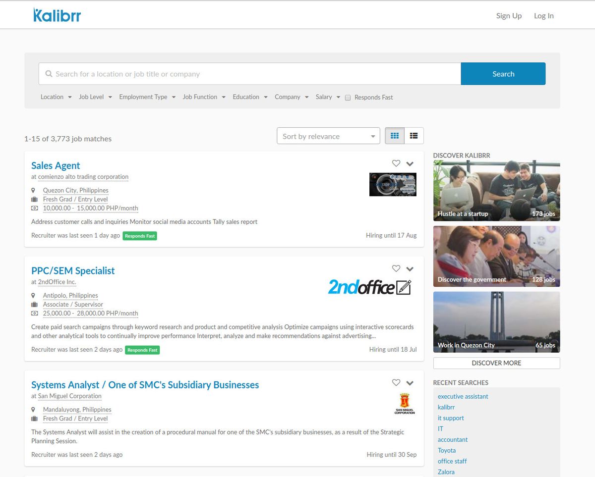 Kalibrr Alternatives: Top 10 Job Search Services and similar websites ...