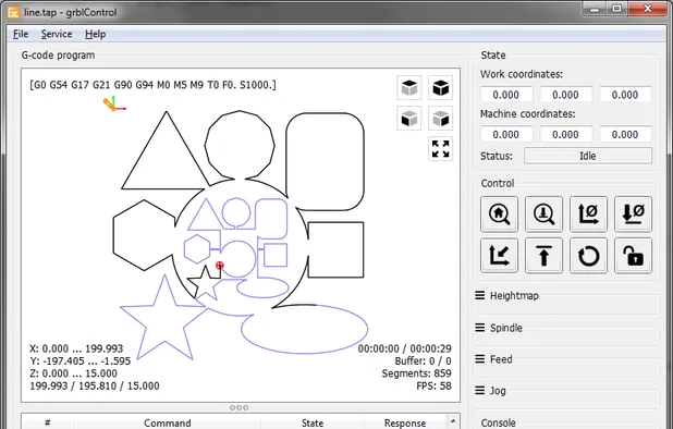 Candle: GRBL controller application with G-Code visualizer written in ...
