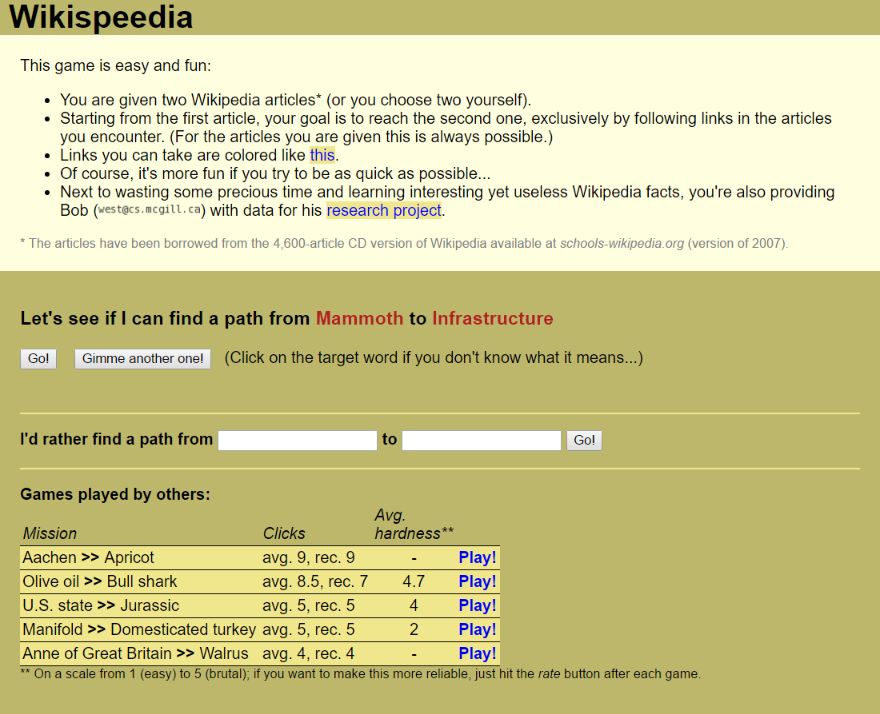 Wikispeedia Alternatives and Similar Sites & Apps | AlternativeTo