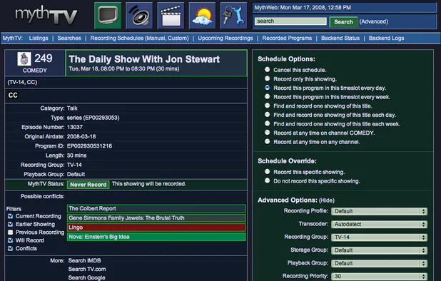 MythTV: Free, open source media center and | AlternativeTo