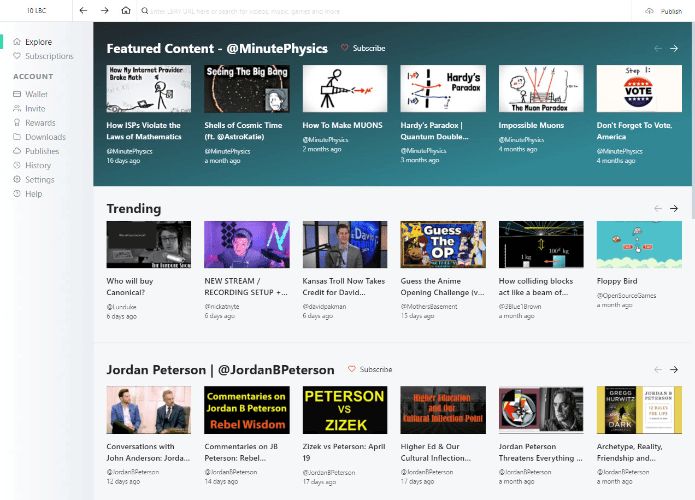 LBRY: App Reviews, Features, Pricing & Download | AlternativeTo
