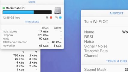 iStat Menus: "An advanced Mac system monitor for your menubar ...