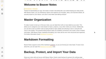Beaver Notes: Your personal note-taking haven for privacy and ...