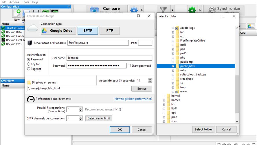 FreeFileSync: Folder comparison and synchronization software that ...