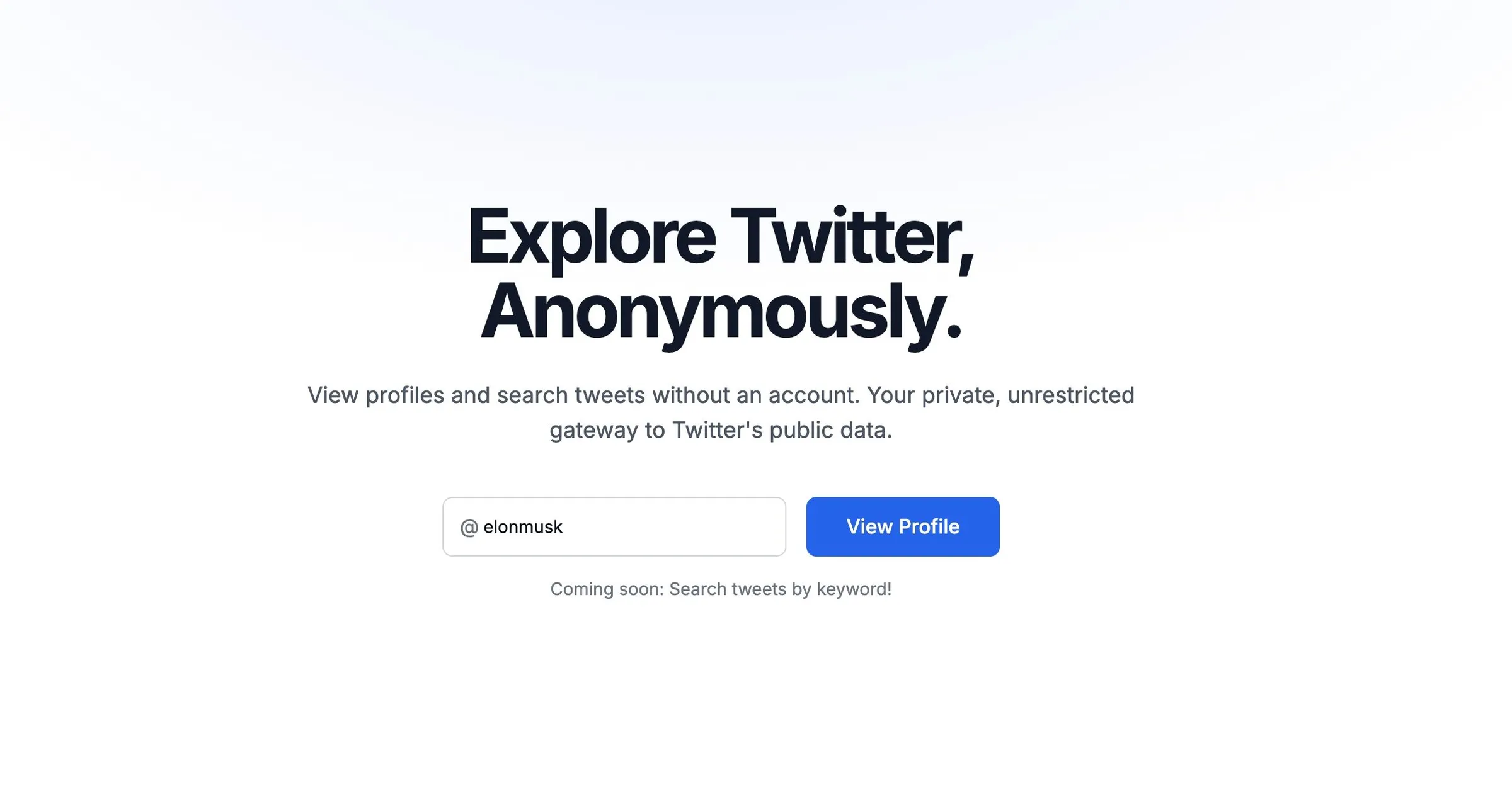 Twitter Viewer: Explore Twitter, Anonymously | AlternativeTo