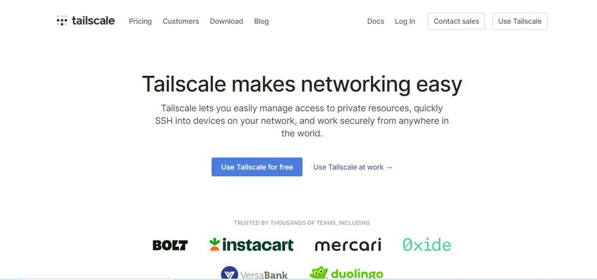 Tailscale: App Reviews, Features, Pricing & Download | AlternativeTo
