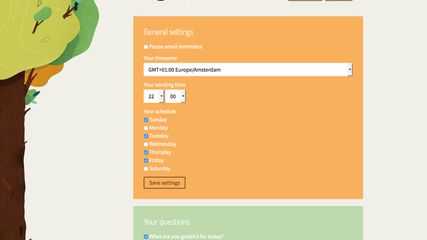 BloomUp: Tool which makes it easy to start and maintain a gratitude ...