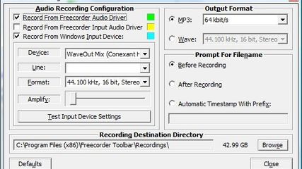 Freecorder: Makes it easy to save video and audio | AlternativeTo