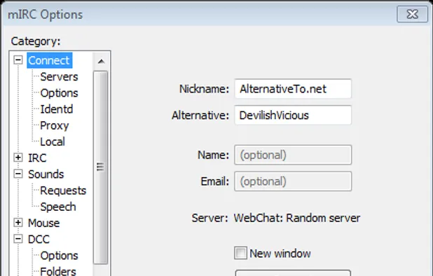 mIRC: Popular Internet Relay Chat client used by individuals and ...