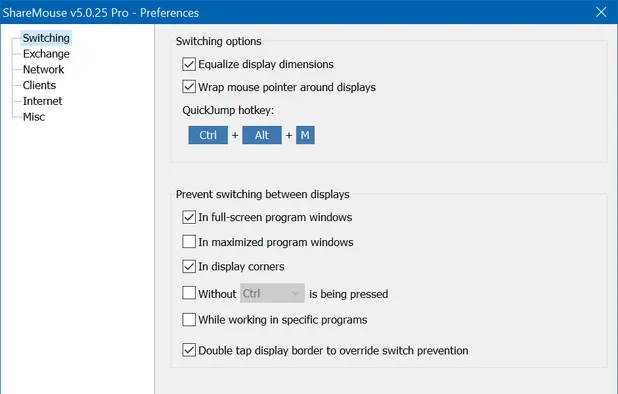 ShareMouse: Lets you control multiple computers from a single mouse and keyboard | AlternativeTo
