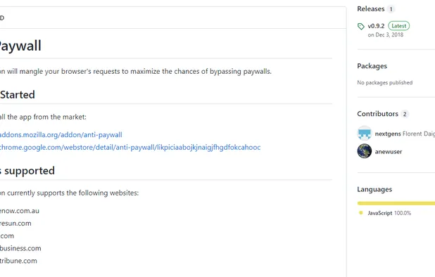 12ft Ladder Alternatives: Top 9 Paywall Removers | AlternativeTo