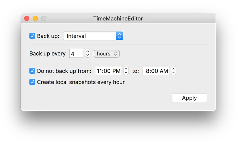 Time Machine Schedule Alternatives and Similar Software | AlternativeTo
