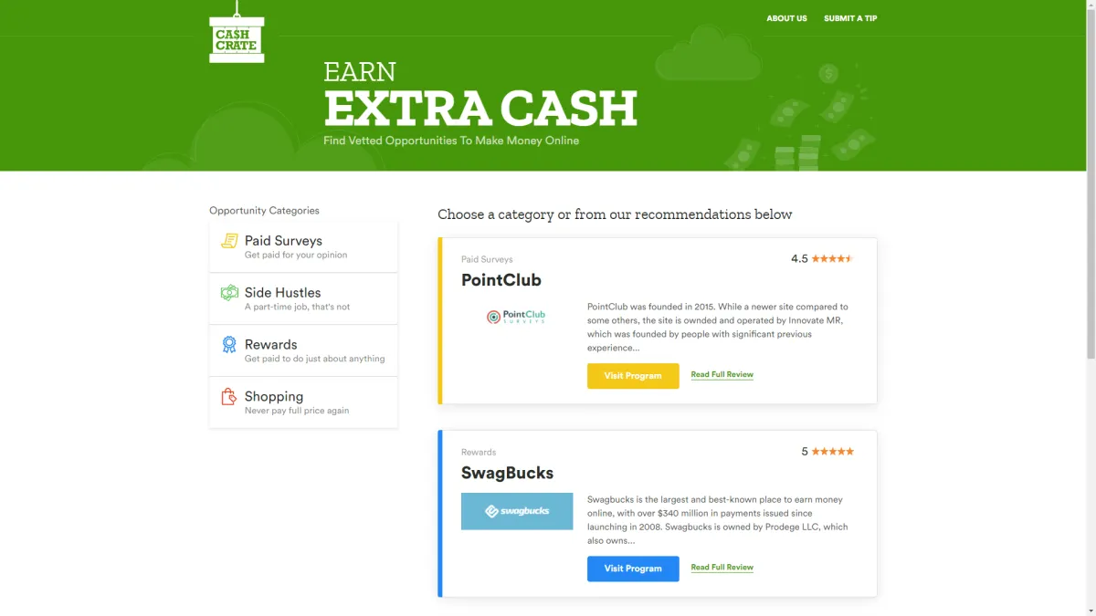 CashCrate: App Reviews, Features, Pricing & Download | AlternativeTo