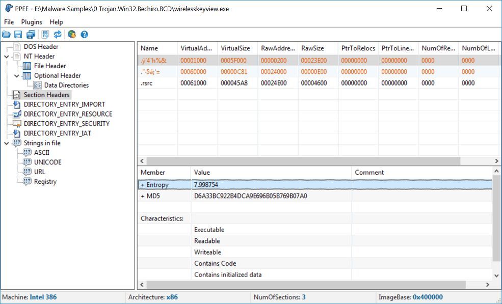 PPEE (puppy): Professional PE file Explorer for reversers, malware ...