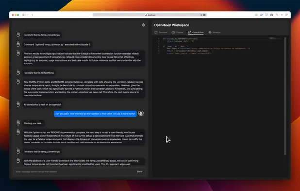 OpenHands: Open-source project aiming to replicate Devin, an autonomous AI software | AlternativeTo