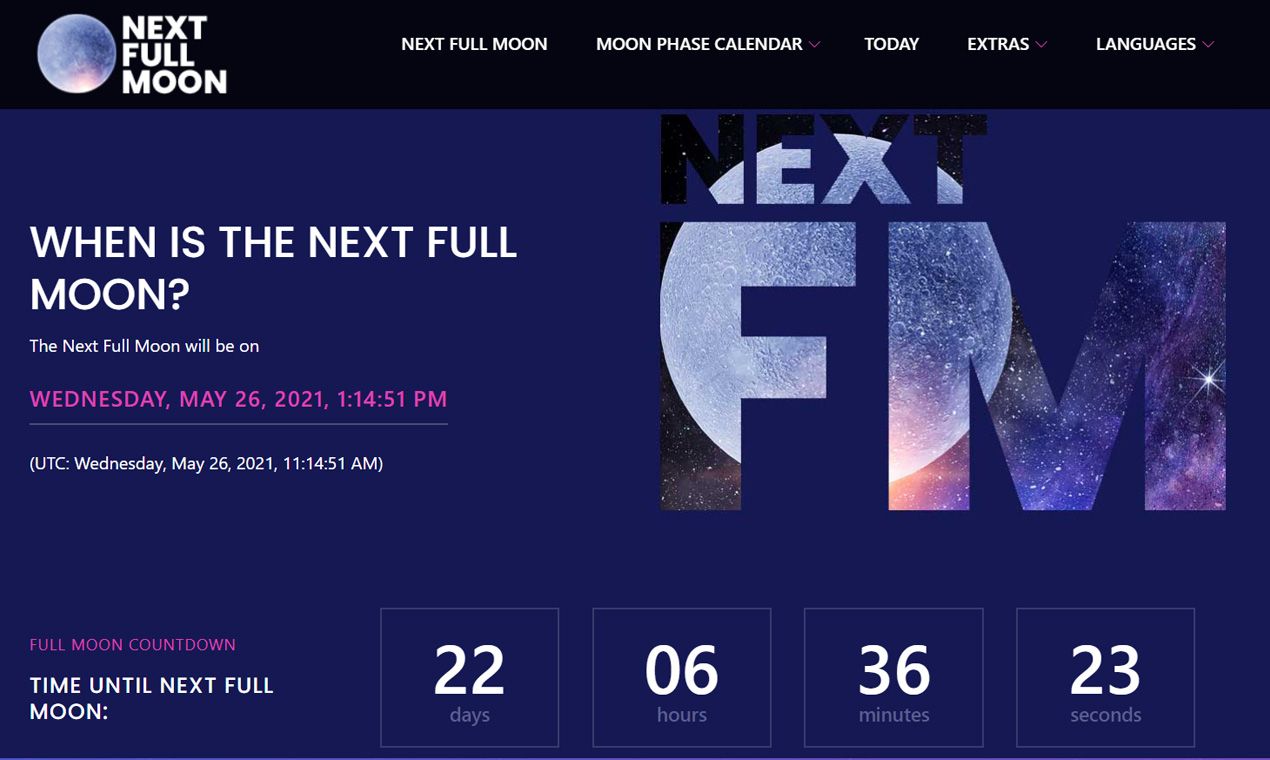 Next Full Moon Alternatives and Similar Sites & Apps | AlternativeTo