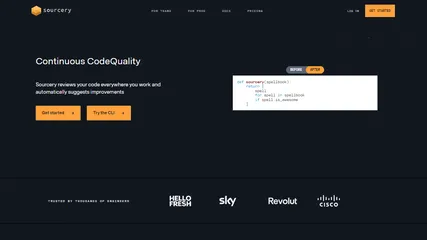 Sourcery: Write better code faster using the power of AI | AlternativeTo