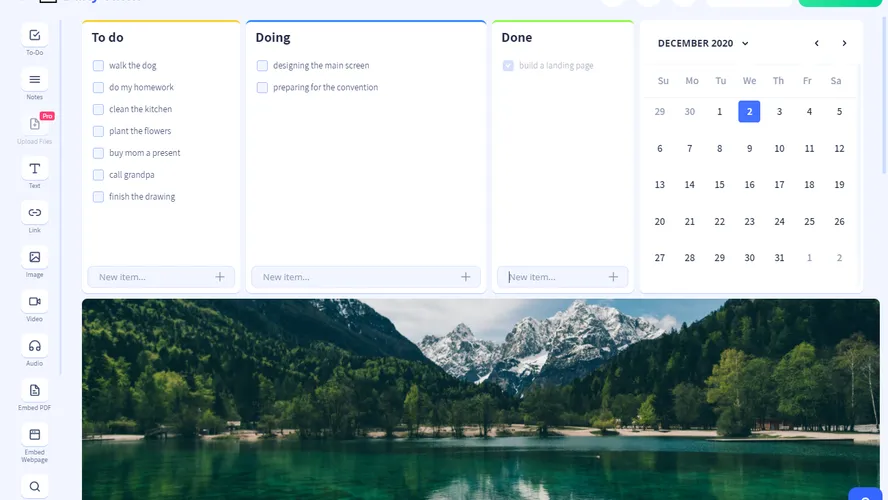 Widget-Board: Widget Board is a productivity tool that lets you create ...