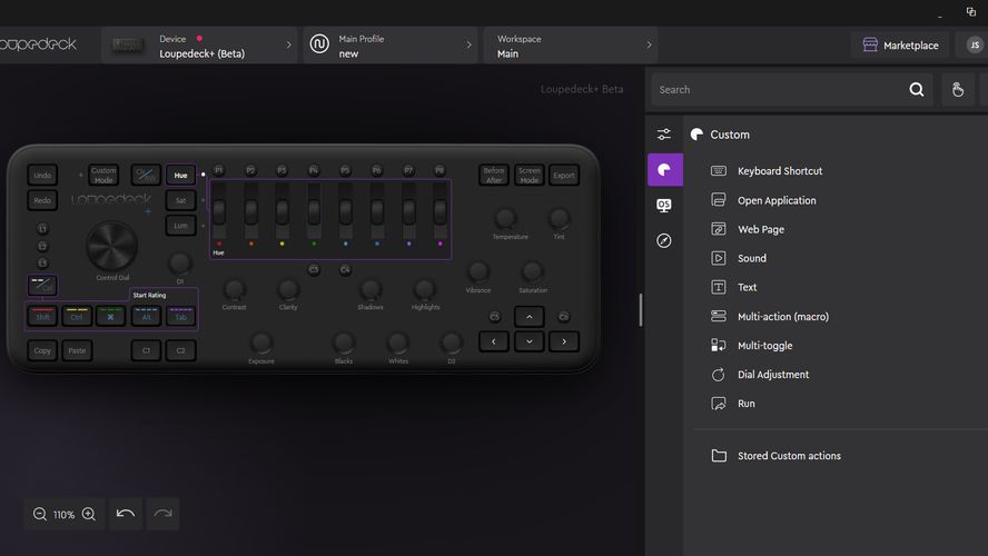 Loupedeck: Downloadable software that provides native integrations with leading creative ...